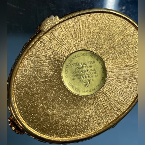 Jewelry | Estee Lauder Collectible Keepsake Solid Perfume Compact Cameo ...